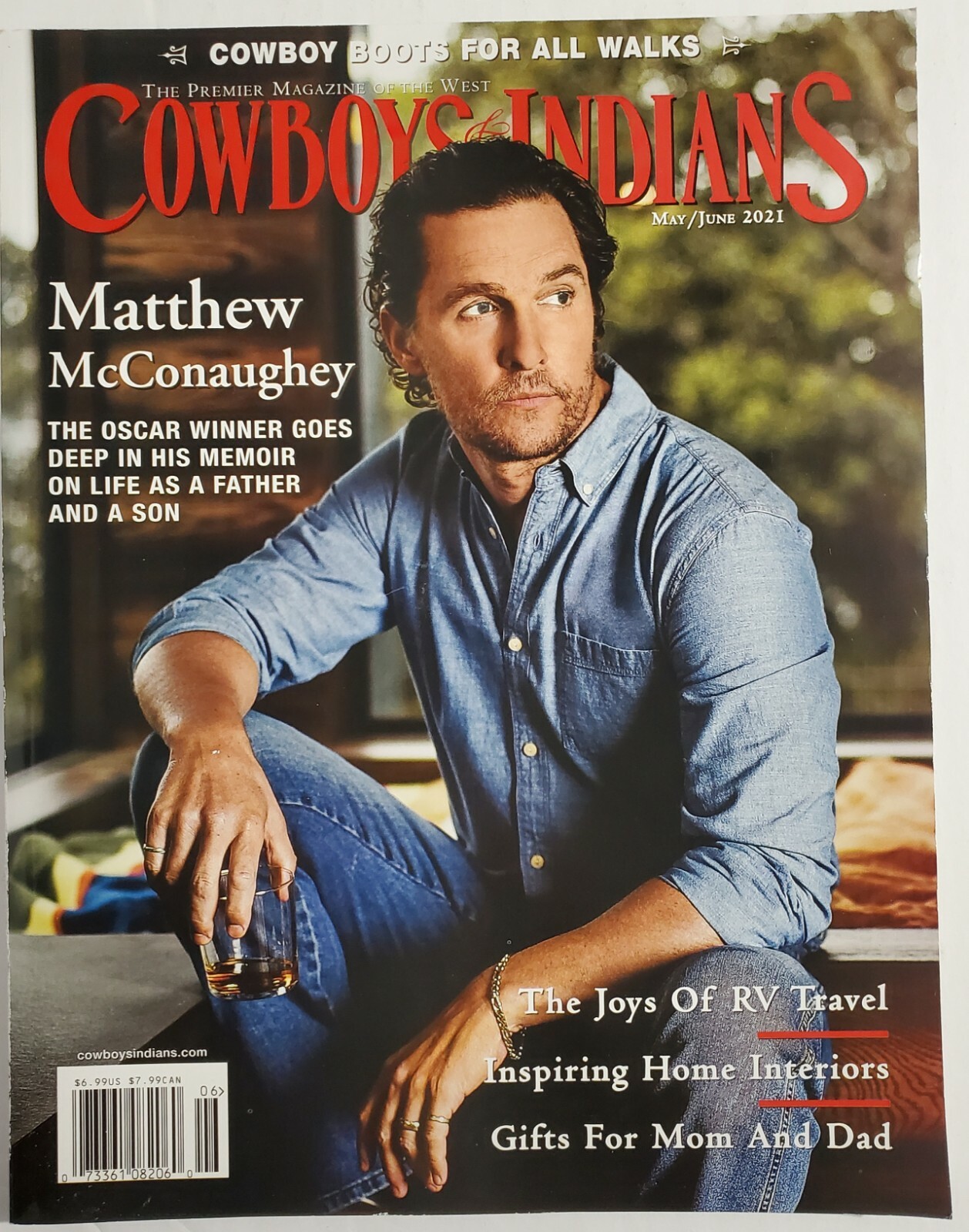 Cowboys Western Magazine 2021 Matthew McConaughey Cowboy Boots RV ...