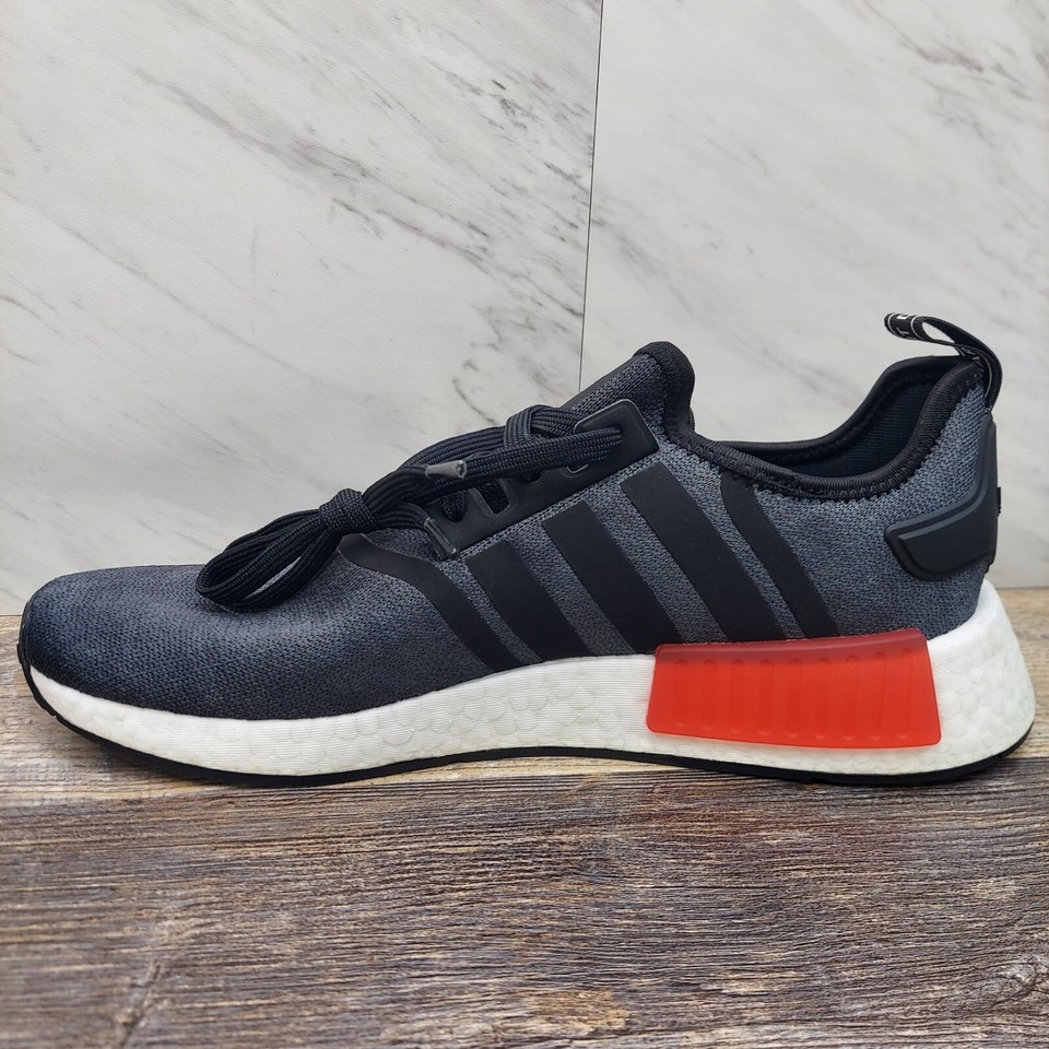 Adidas Originals NMD R1 Core Black Blue Red Running Shoes HQ4452 Men's ...