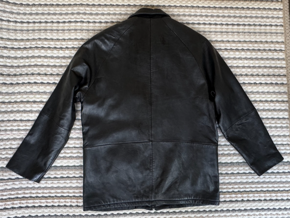 DANIER CANADA EXQUISITE UPSCALE LEATHER BLACK FRONT ZIP JACKET | eBay