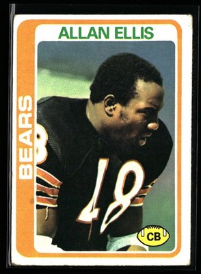 Allan Ellis 1978 Topps #132 Chicago Bears | eBay