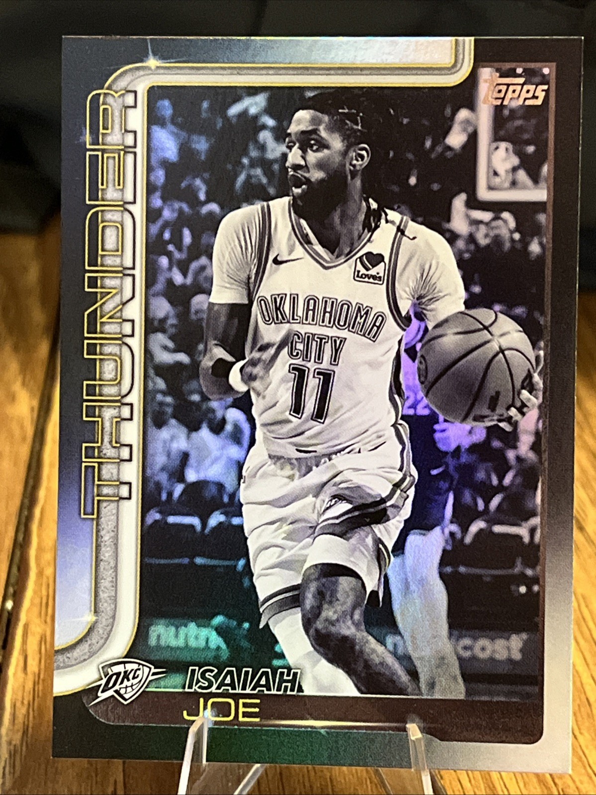 Isaiah Joe 2025-26 Topps Chrome Black Friday Exclusive Blackout Okc ...