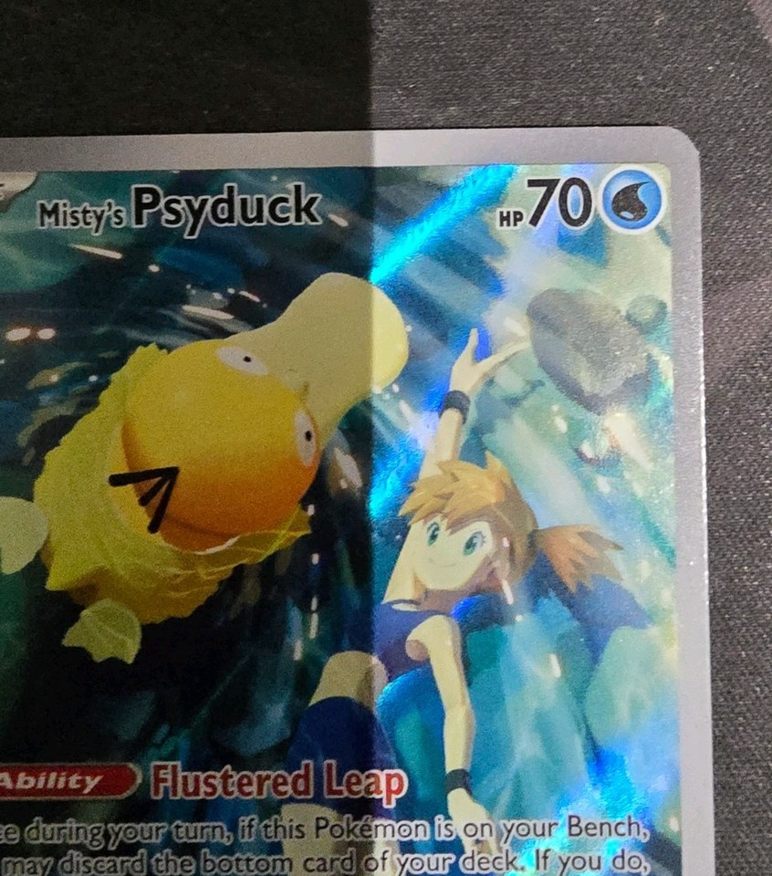 Misty's Psyduck Illustration Rare Destined Rivals 193/182 Pokemon | eBay