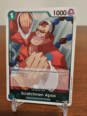 Scratchmen Apoo EB01-015 R Foil One Piece Card Game Memorial Collection English | eBay