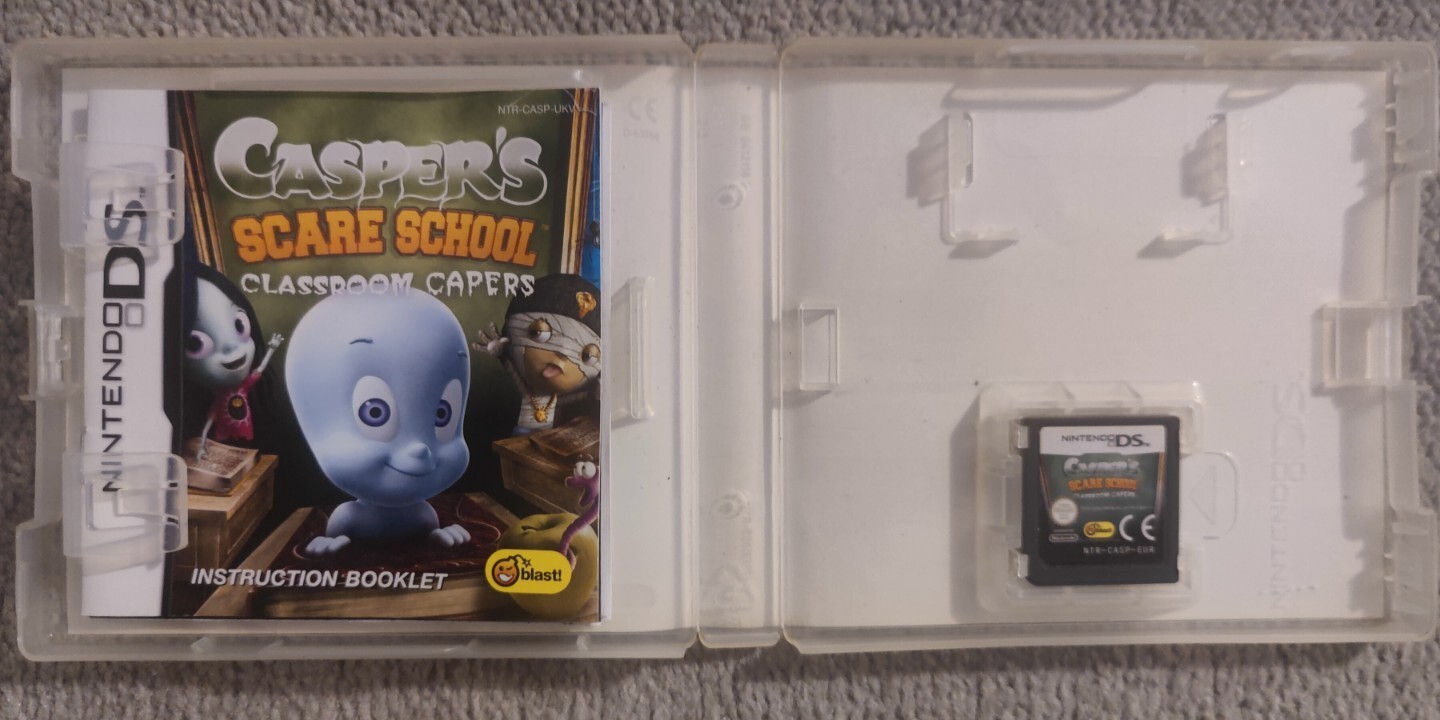 DS CASPER'S SCARE SCHOOL CLASSROOM CAPERS Nintendo Game Complete | eBay