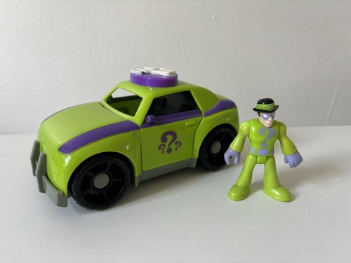 Imaginext Batman DC Super Friends The Riddler Car vehicle & Action ...