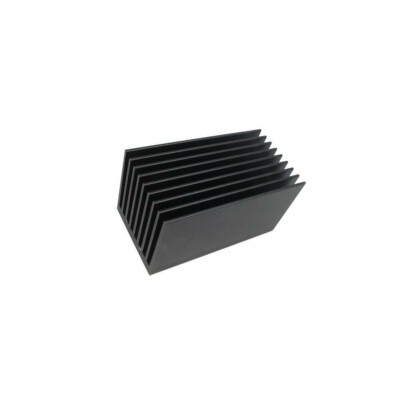 SK 655 150 SA Radiator: Embossed Ribbed Black L: 150mm W: 80mm H: 80mm ...
