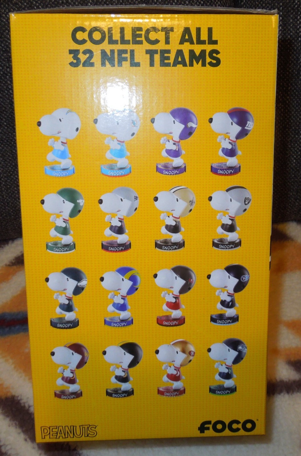 Snoopy Denver Broncos 2023 Peanuts Bighead Bobblehead NFL Football | eBay