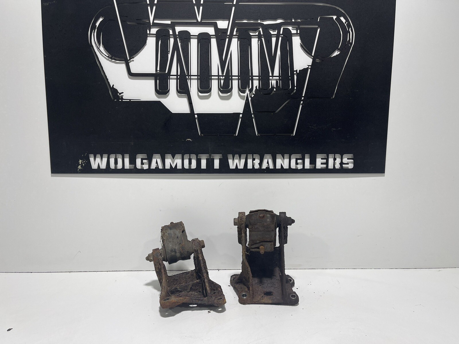 Motor Mount Jeep Wrangler TJ 97-02 Brackets PAIR 2.5L 4 Cyl OEM CC 4V ...
