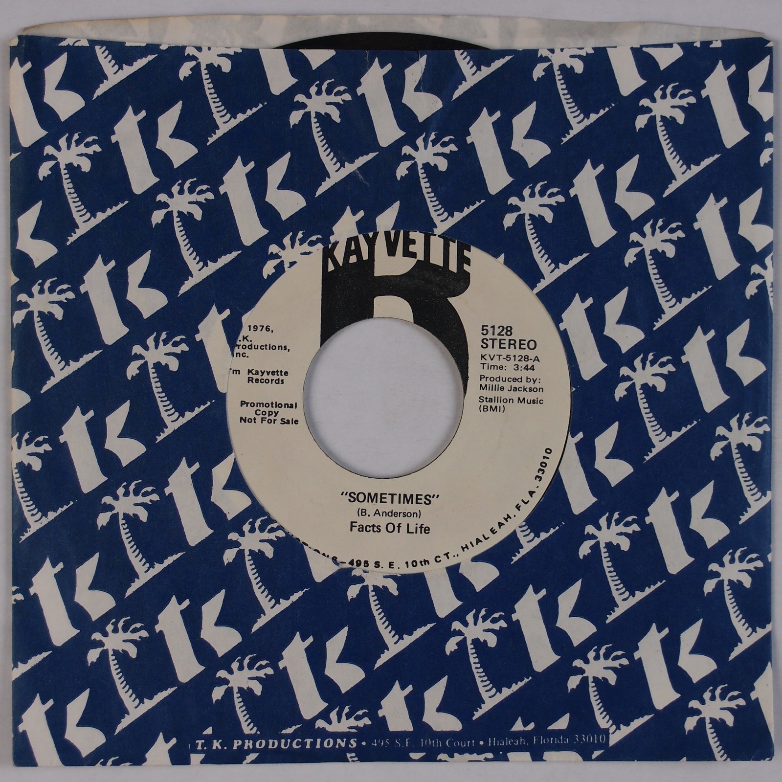 FACTS OF LIFE: Sometimes USA KAYVETTE 5128 Millie Jackson ’76 45 NM ...