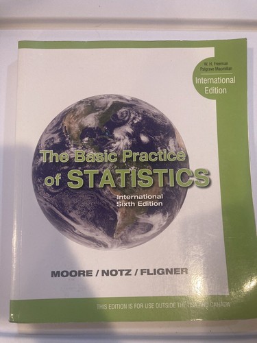 Basic Practice of Statistics by David Moore (Trade Paperback) for sale ...
