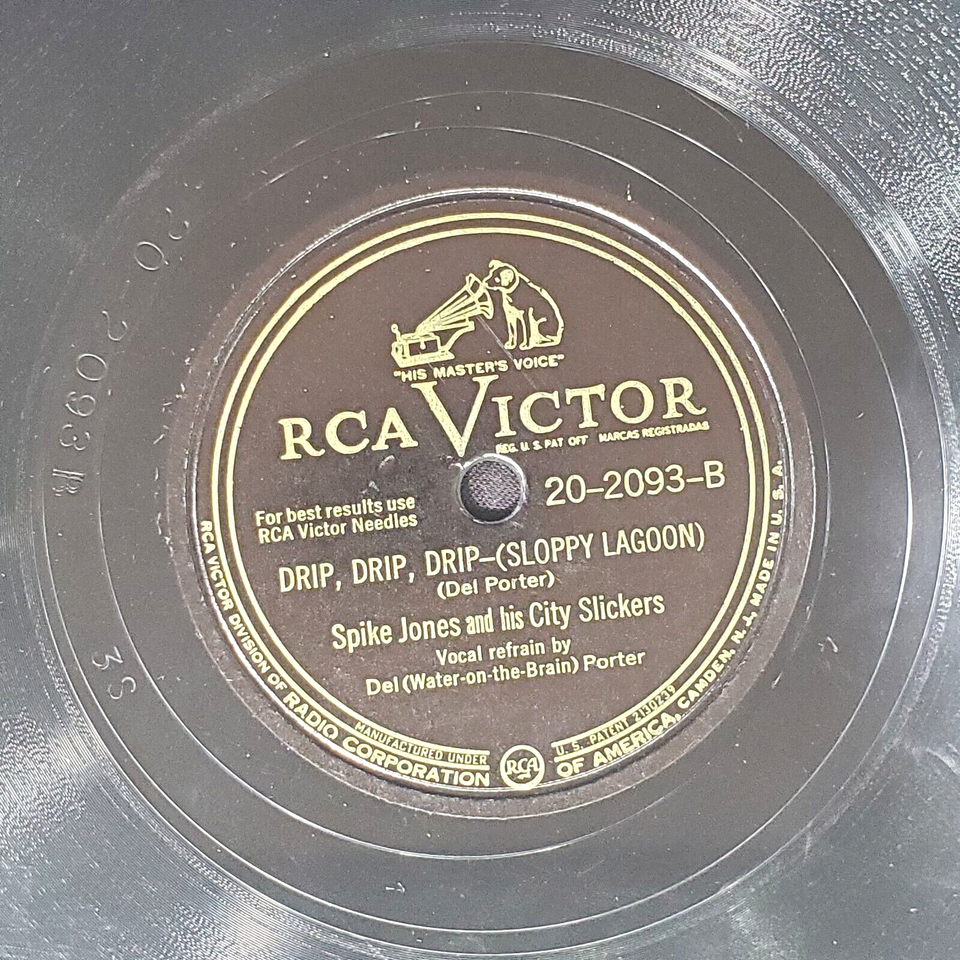 1947 Spike Jones City Slickers DISHES IN SINK VG 78 RPM 10in RCA Victor ...