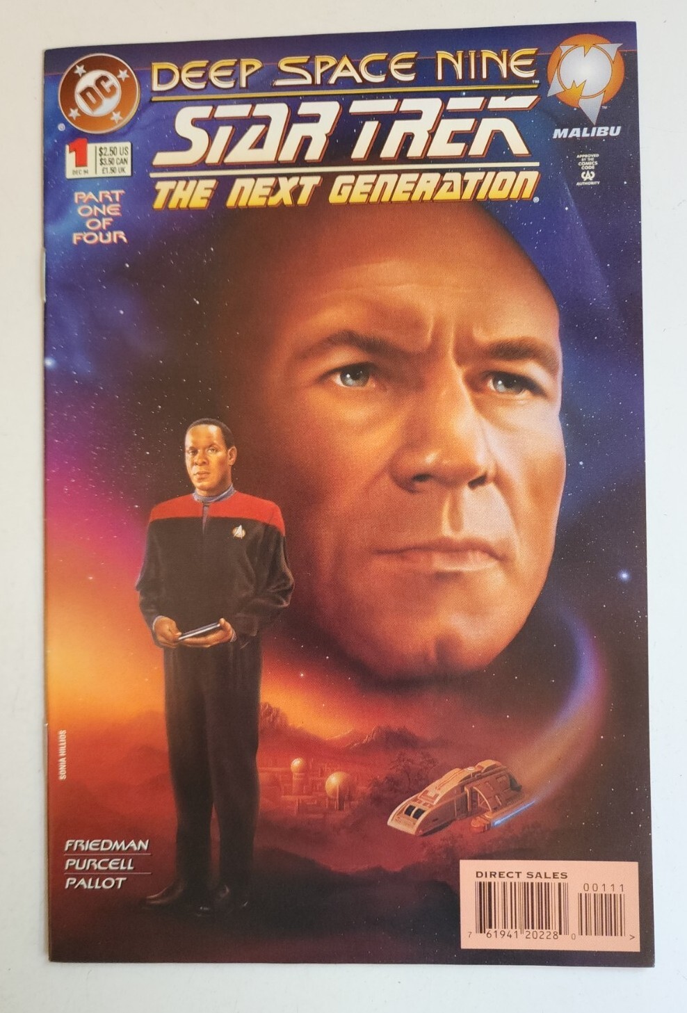 Star Trek: The Next Generation/Deep Space Nine Comic Book #1 DC Comics ...