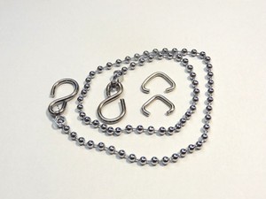 Kitchen Sink Plug Chain 15" Long With 2 x Triangle Link Pieces | eBay