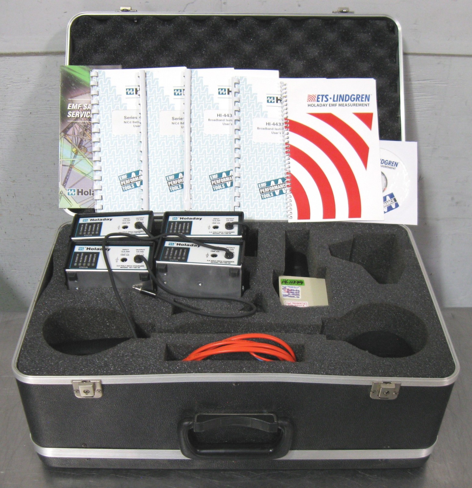 C199498 Holaday HI-4433-STE Isotropic Field Probe 6GHz w/ HI-4433-P ...