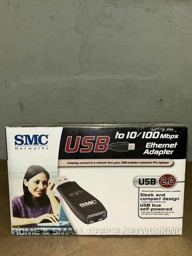 SMC Networks Compact USB 10/100Mbps Ethernet Adapter SMC2208USB/ETH 1MB ...