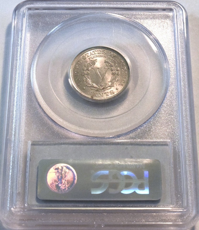 1904 5C PCGS MS 64 Liberty V Nickel, Choice Uncirculated, Better Type ...