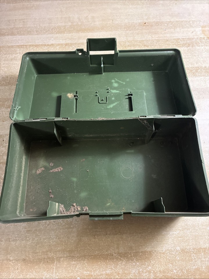 VTG GI Joe A Real American Hero Green Plastic Tool Tackle Storage Toy ...