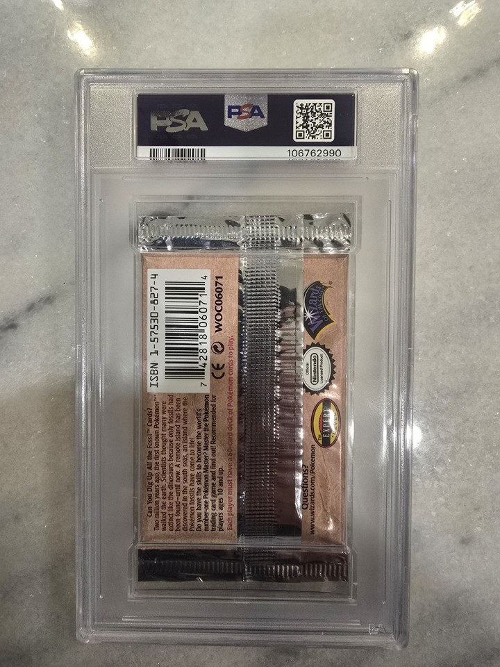 1999 POKEMON FOSSIL 1ST EDITION LAPRAS SEALED BOOSTER PACK PSA 9 | eBay