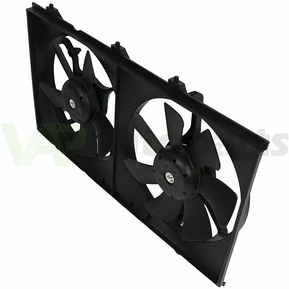 Radiator Condenser Cooling Fan Assembly For 2003 2004-2007 Mitsubishi ...