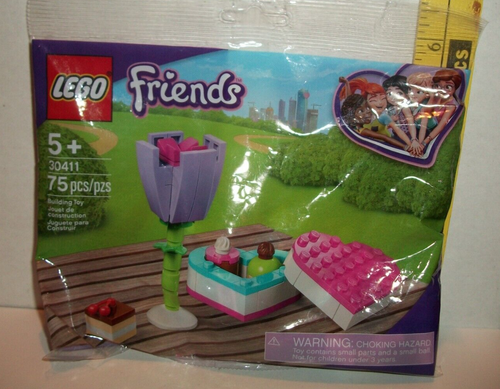 FACTORY SEALED LEGO 30411 FRIENDS FLOWER AND CHOCOLATE BOX Polybag 75 ...