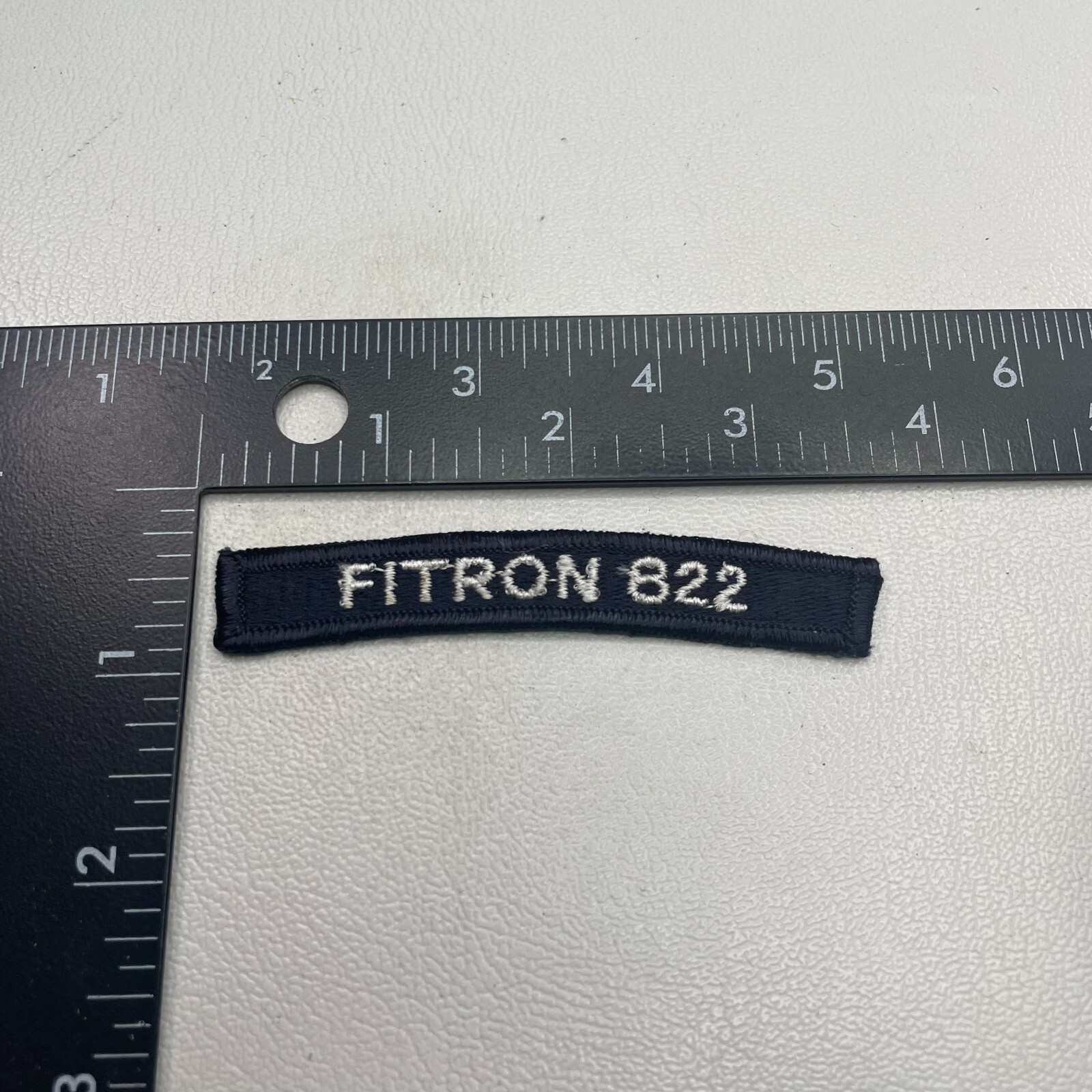 U.S. Navy FITRON 822 FIGHTER SQUADRON 822 Tab Patch (Rocker, UIM) 26MQ ...