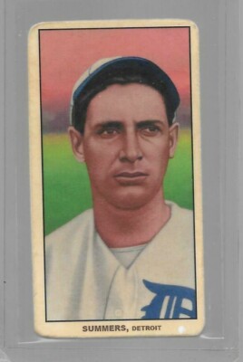 Ed Summers, Helmar Original, T206 Custom Art, Detroit Tigers | eBay