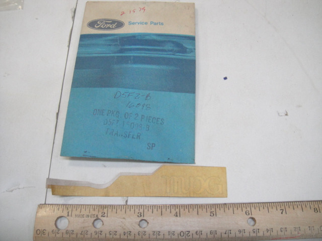 NOS in Original Packaging 1975 76 Ford Pinto Nameplate MPG transfer | eBay