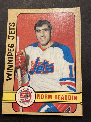1972-73 O-Pee-Chee Norm Beaudin #290 WHA Winnipeg Jets | eBay