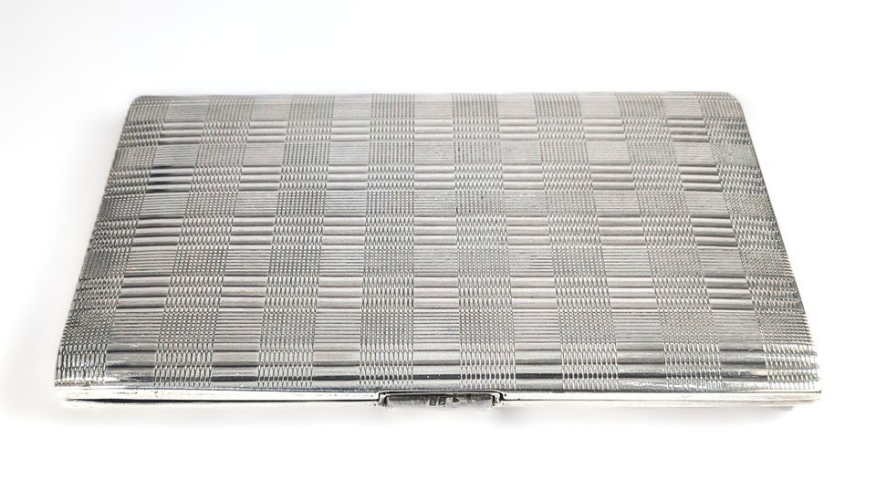 900 Fine Silver Cigarette Case | eBay