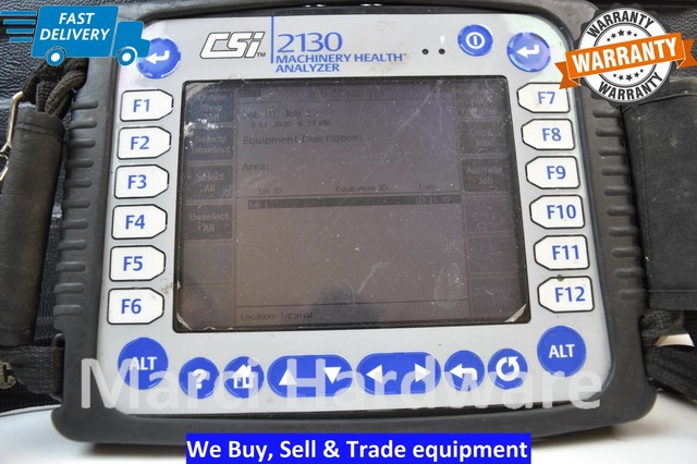 Emerson CSI 2130 Machinery Health Analyzer for sale online | eBay