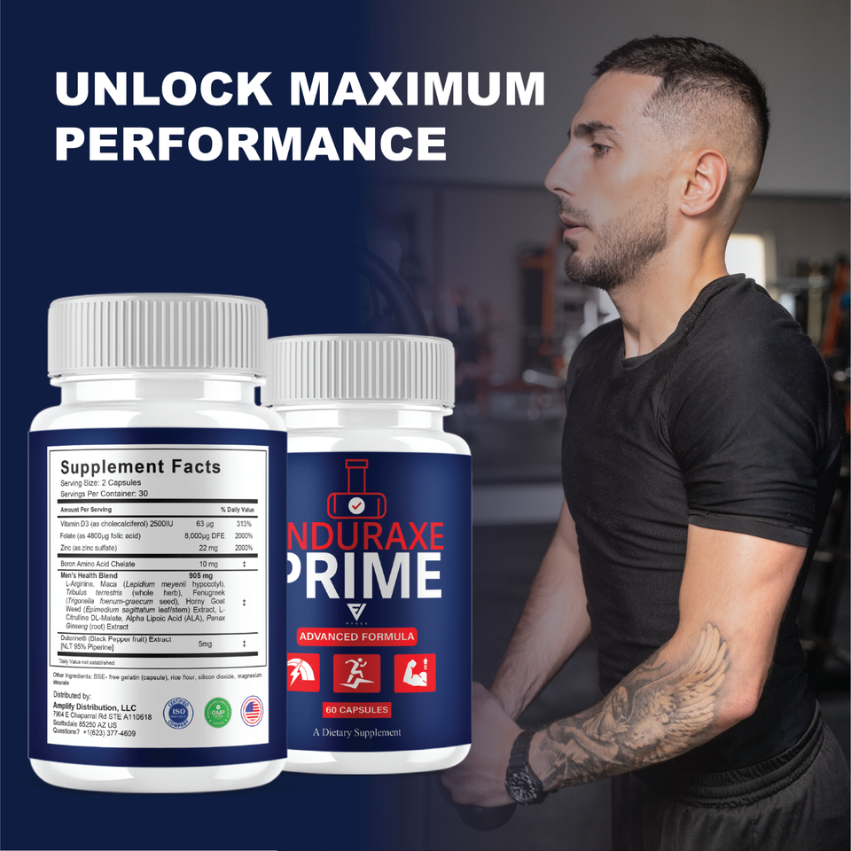 (5 Pack) Enduraxe Prime Advanced Capsules, EnduraxePrime Pills (300 ...