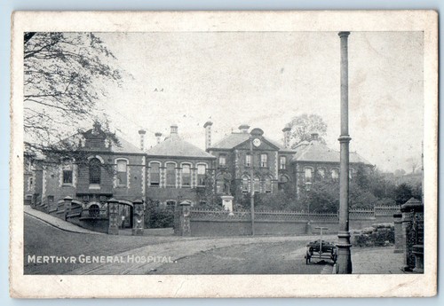 Merthyr Tydfil Glamorgan Wales Postcard Merthyr General Hospital c1920 ...