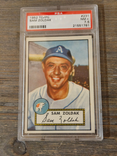1952 TOPPS #231 SAM ZOLDAK PSA 7.5 | eBay