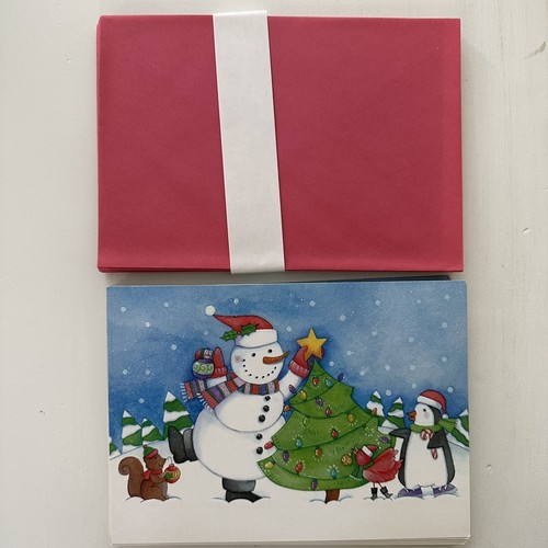 Paper Magic Group Christmas Cards Lot of 20 Snowman Penguin | eBay