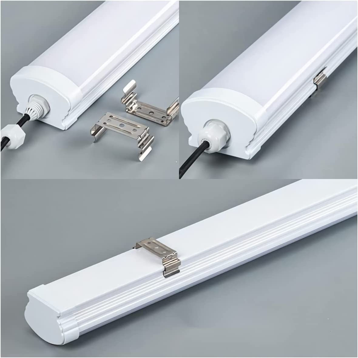 LED Ready Batten Fittings Single, Twin & IP65 Waterproof 4ft 5ft ...