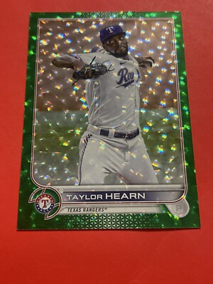 2022 Topps Update Taylor Hearn #US82 GREEN ICE FOIL SP /499 Texas ...