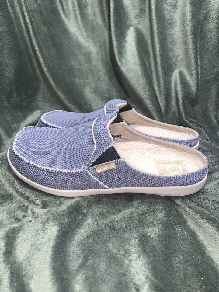 GECKO MAN Orthopedic Indoor Outdoor Slipper Shoe Men 12 Classic Black ...