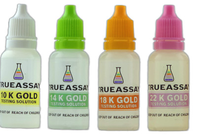 10K 14K 18K 22K Gold Jewelry Test Solutions Coin Acid Tester Testing ...