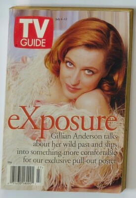 TV Guide Magazine July 6 1996 Gillian Anderson No Label Rochester ...