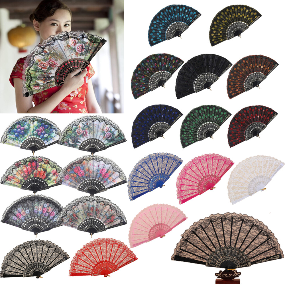 Retro Hand Fan 1pc Nice Feather Fan For Dance Props Hand Peacock