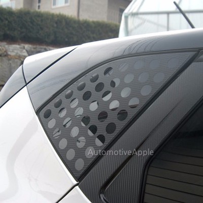 C Pillar Quarter Glass 4D Carbon Decal Sticker For Renault Captur QM3 ...