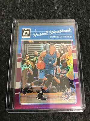 2016-17 Donruss Optic #145 Russell Westbrook Purple | eBay