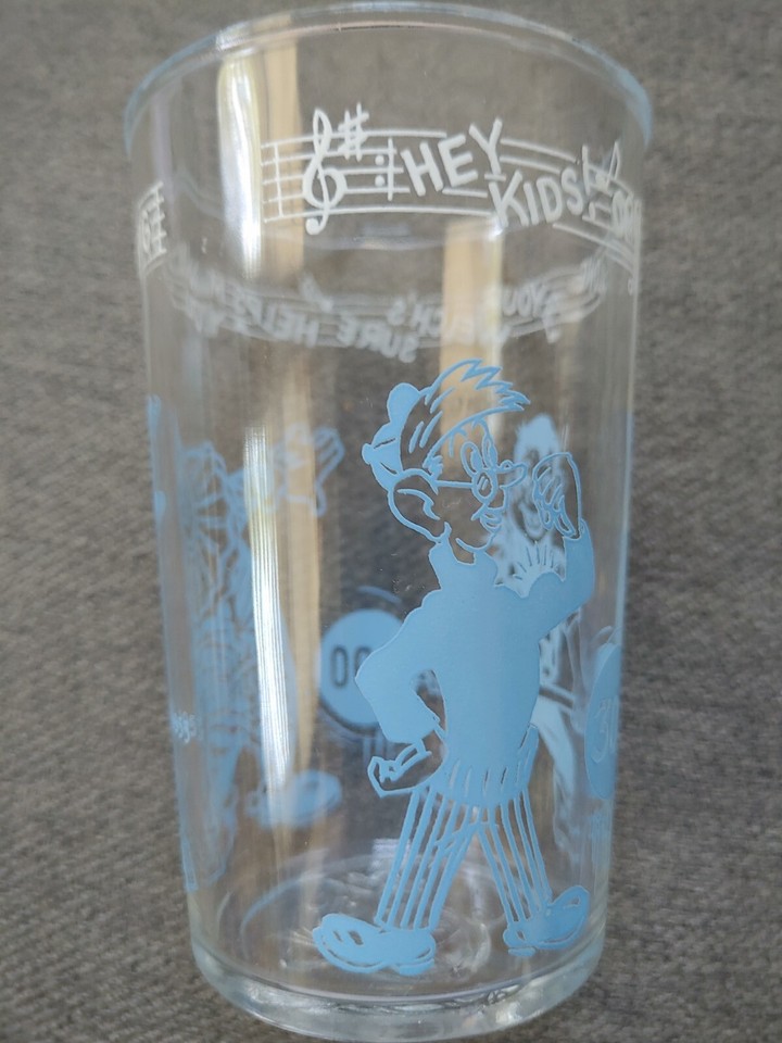 Vtg Welch's Glass Howdy Doody Bozo 1953 | eBay