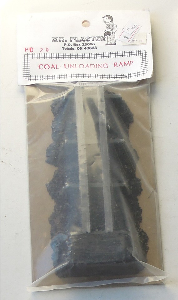4k310 HO scale Mr. Plaster Coal Unloading Ramp track-side scenery | eBay
