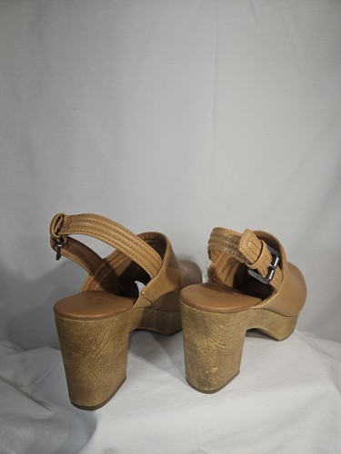 Universal Threads Women's 6 Leather Clogs Brown With Metal Studs Slip ...