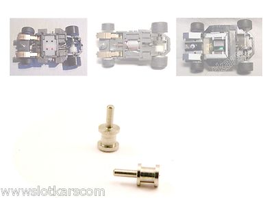 Tyco Circuit Ho Slot car paire de guides acier neufs/ New Steel guide ...