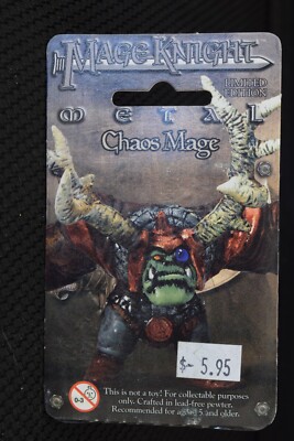 Mage Knight Limited Edition Metal Mini ~ Chaos Mage 557~ Sealed! | eBay