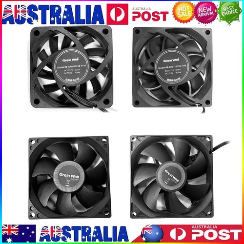 Silent Fan for Computer Cases 6cm/7cm/8cm/9cm AMD CPU Cooler Hydraulic ...