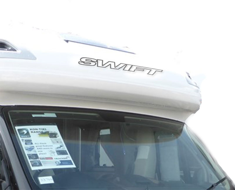 Swift Front Back Rear Bonnet Camper Motor Home Stickers Caravans Vinyl ...