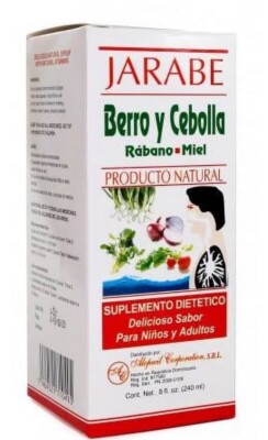 Jarabe Berro Y Cebolla Rabano Y Miel 8oz, Alopecil | eBay